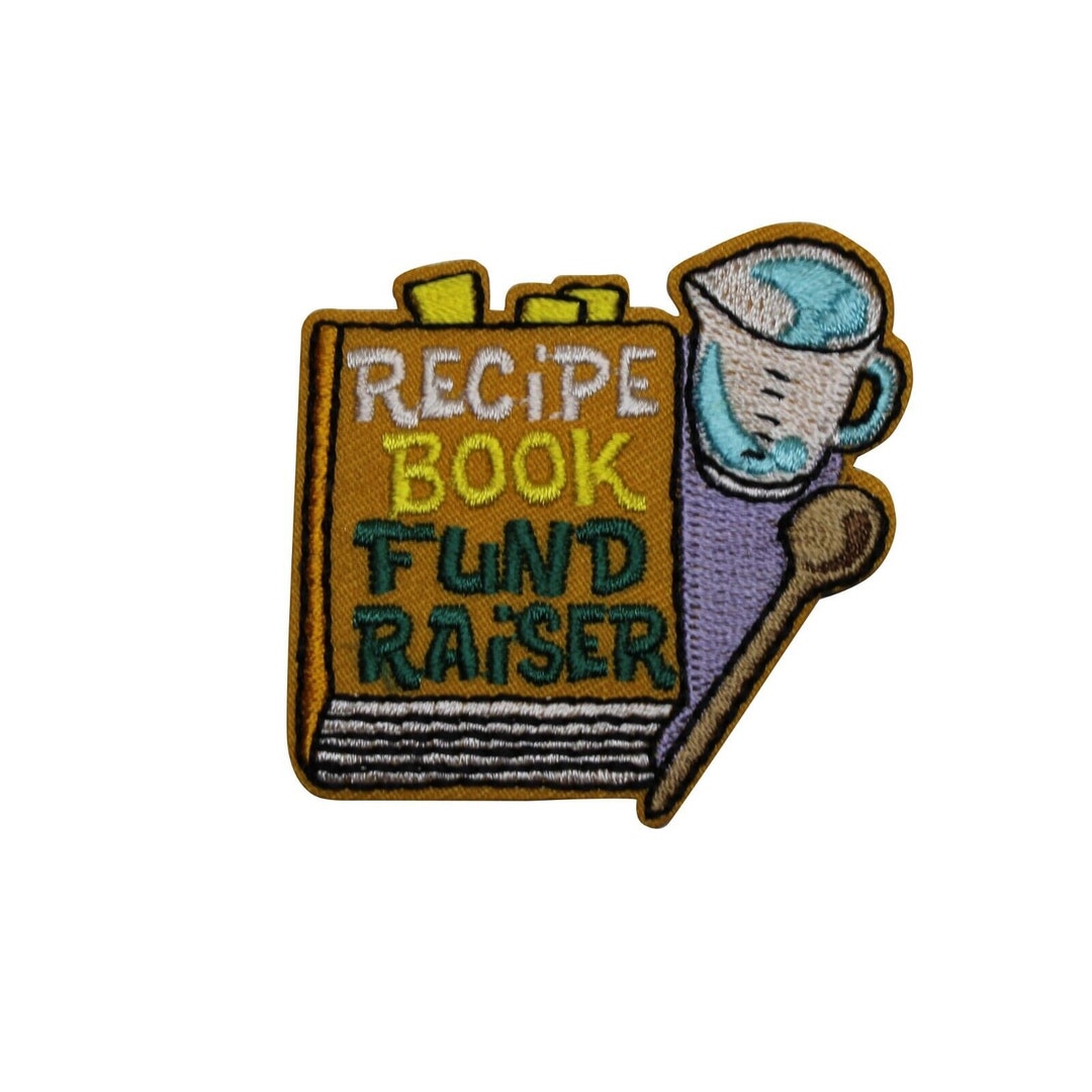 Recipe Book Embroidered Iron on Patch Cooking Fun Kids Boys - Etsy