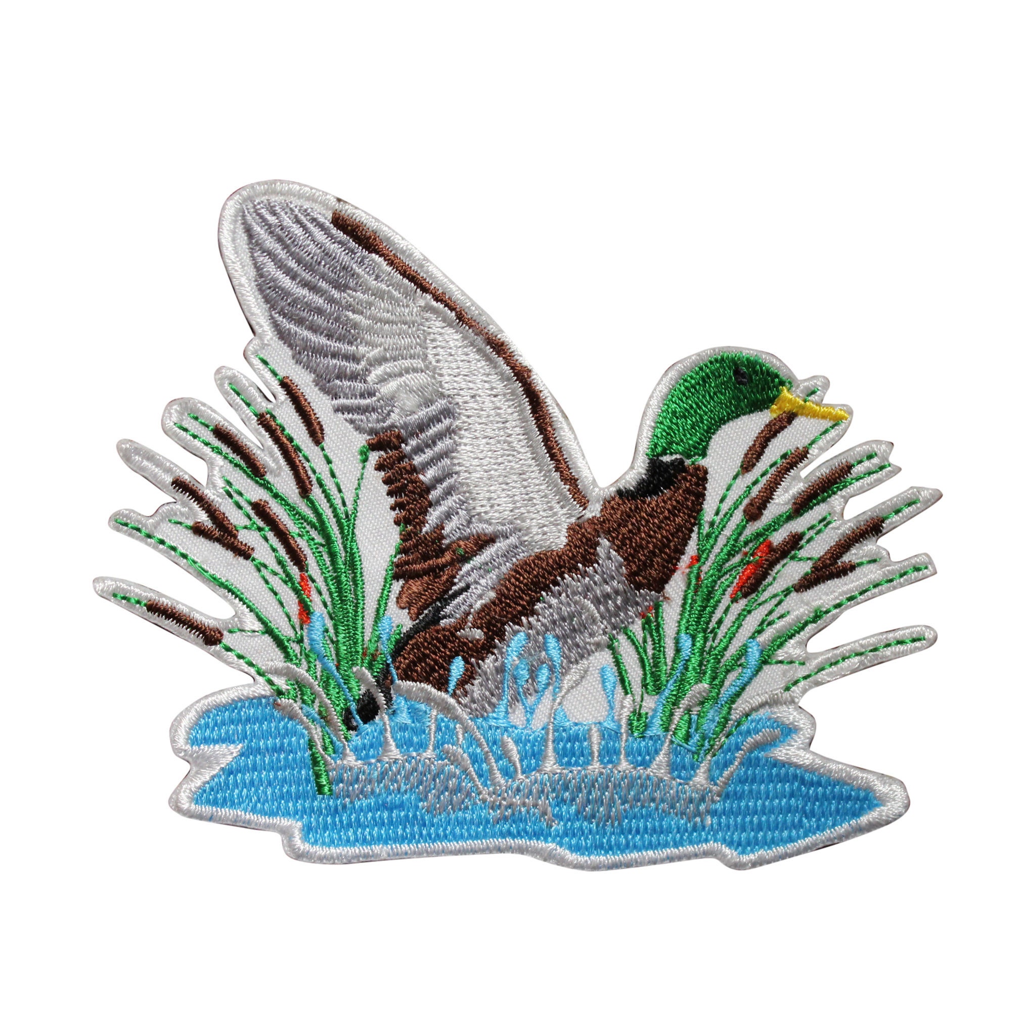 Mallard Duck Embroidered Iron on Patch - Etsy