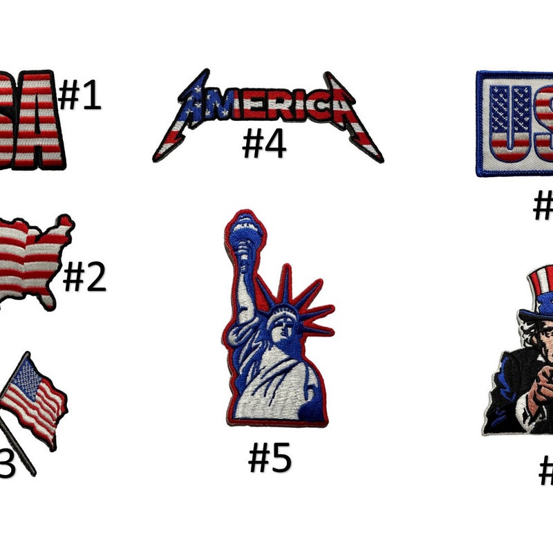 American Flag Patches - Etsy