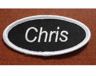 Jason Name Tag Iron on Patch 3 INCH for Uniform Work Shirt | Etsy
