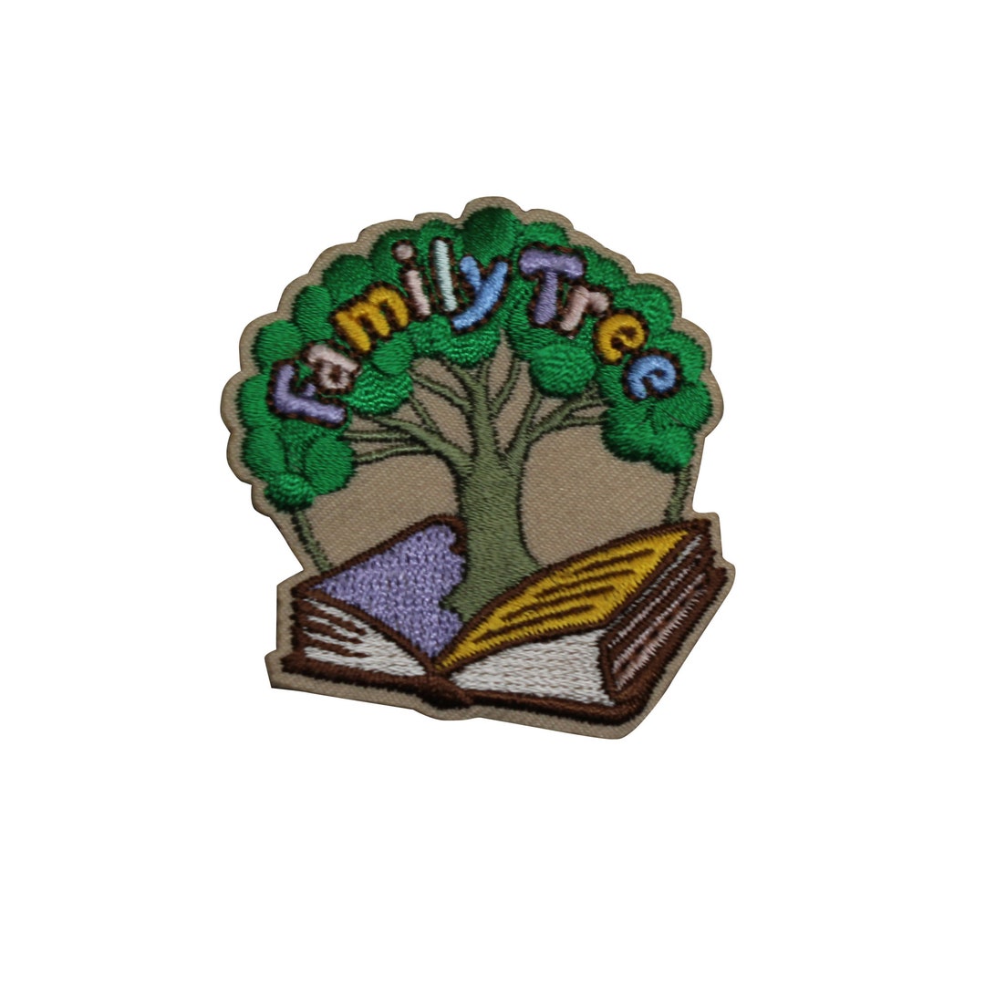 Family Tree Embroidered Iron on Patch Generations Boys Girls Kids - Etsy