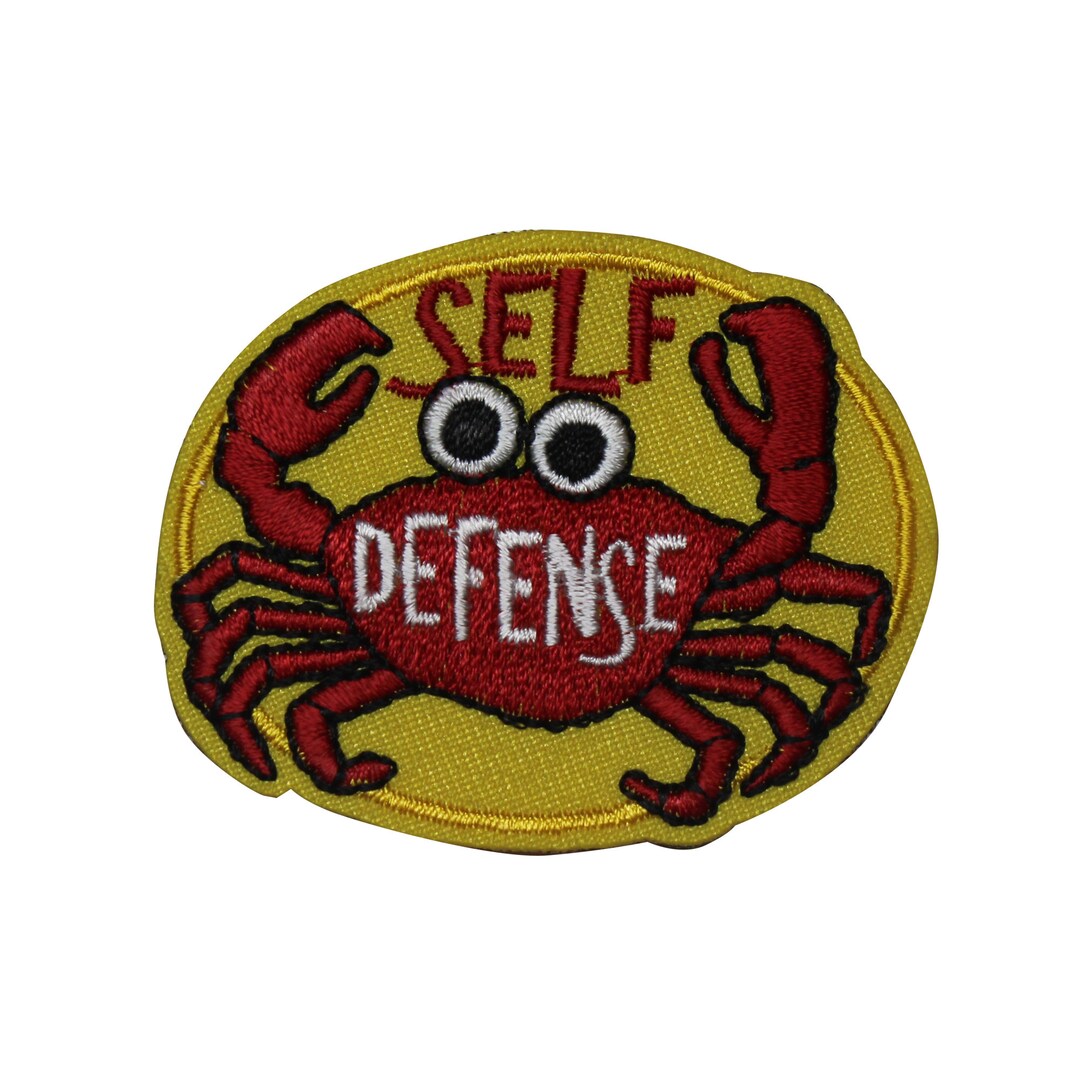 Self Defense Embroidered Iron on Patch Boys Girls Kids Scouts Childrens ...