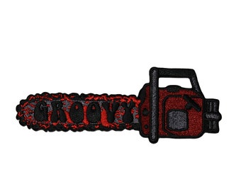 Chainsaw Patch | Etsy