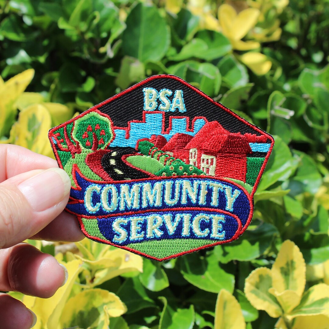 Community Service Officially Licensed BSA Boy Scouts Embroidered ...