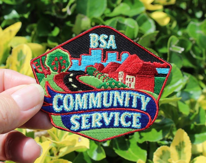 Community Service Officially Licensed BSA Boy Scouts Embroidered ...