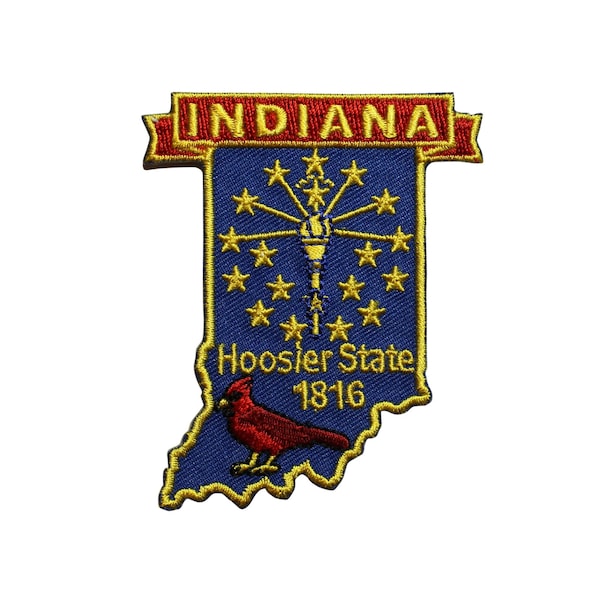 Indiana State Fabric - Etsy