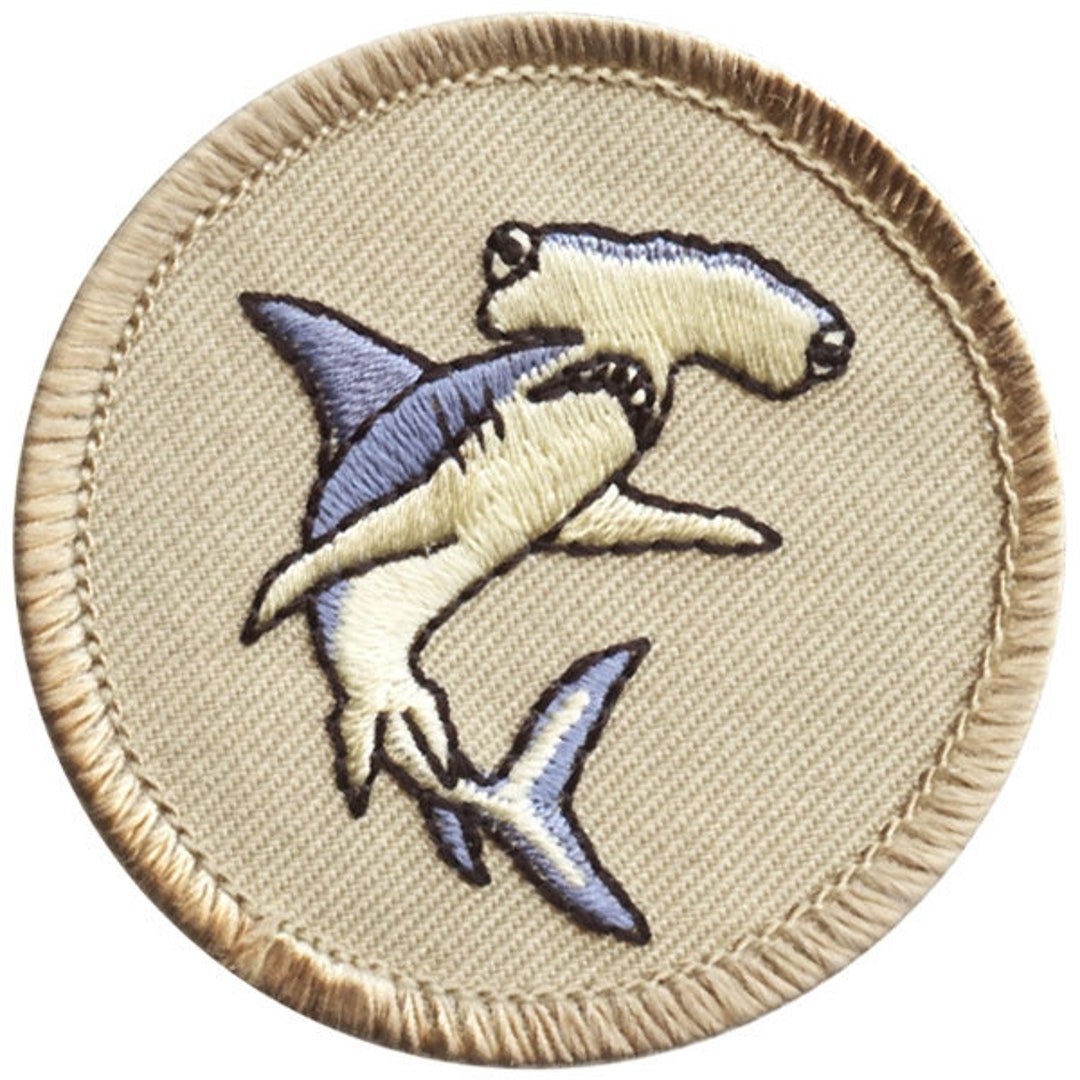 OFFICIAL Hammerhead Shark Patrol Embroidered Sew on Patch Boys Scouts ...