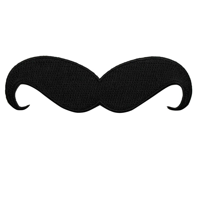 Mustache Iron On - Etsy