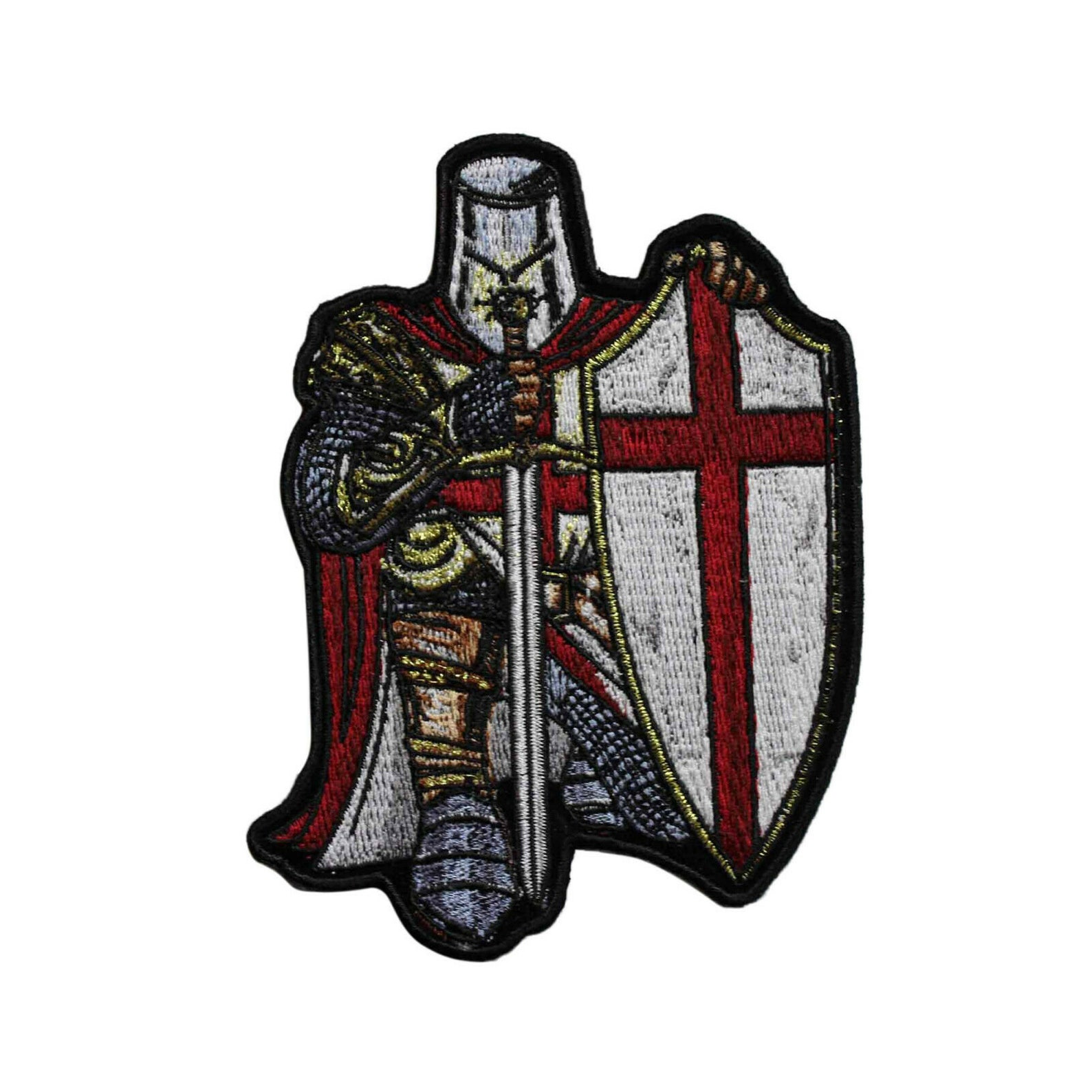 Crusader Knight Embroidered Iron on Patch Templar Sword | Etsy