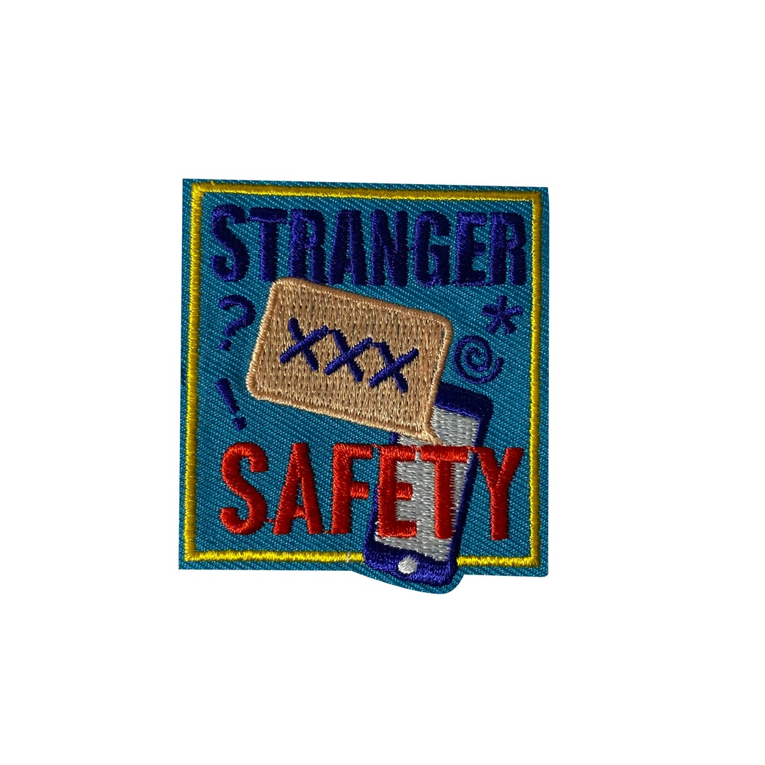 Stranger Safety Embroidered Iron on Patch Awareness Safe 125-K - Etsy