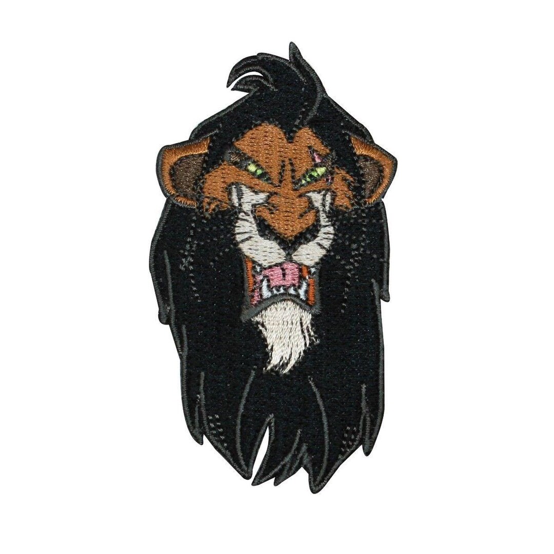 Disney Lion King Scar Embroidered Iron on Patch - OFFICIAL 02-P - Etsy