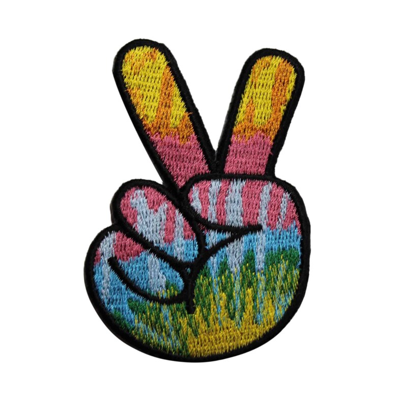 Peace Sign Patch - Etsy