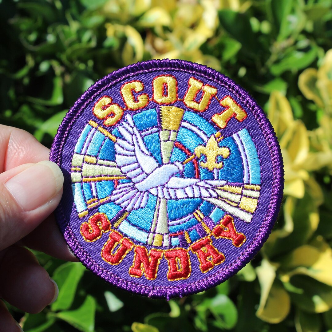 Scouts Sunday Officially Licensed BSA Boy Scouts Embroidered Activity ...