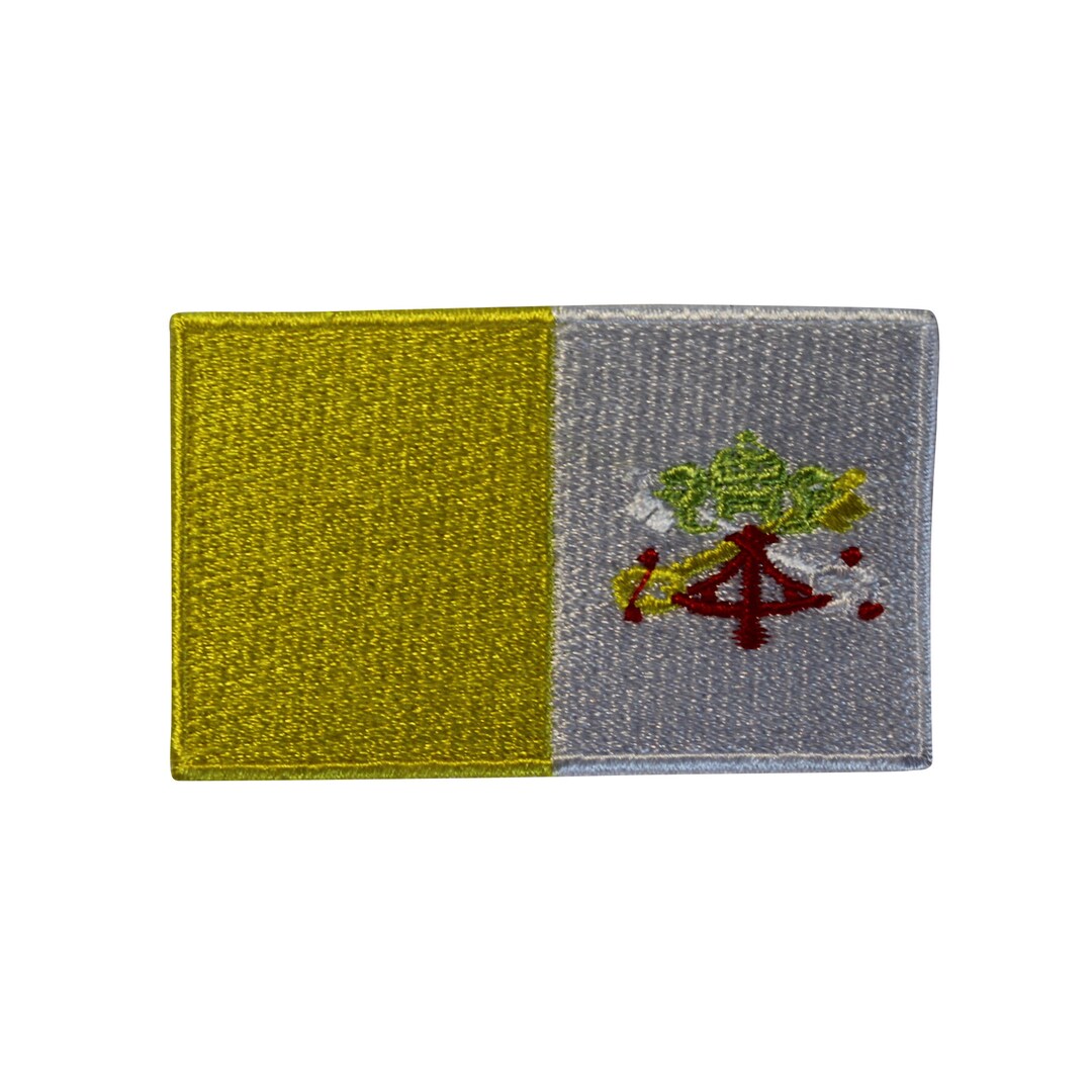 The Vatican Flag Embroidered Iron on Patch - Etsy