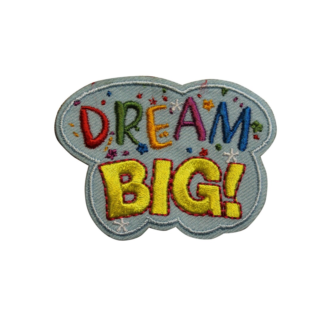 Dream Big Embroidered Iron on Patch Dreamer Dreamcatcher 125-T - Etsy