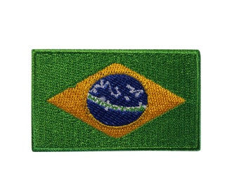 PROUD BRAZILIAN BIKER Patch Embroidered Iron-on Applique Brazil Flag - Etsy