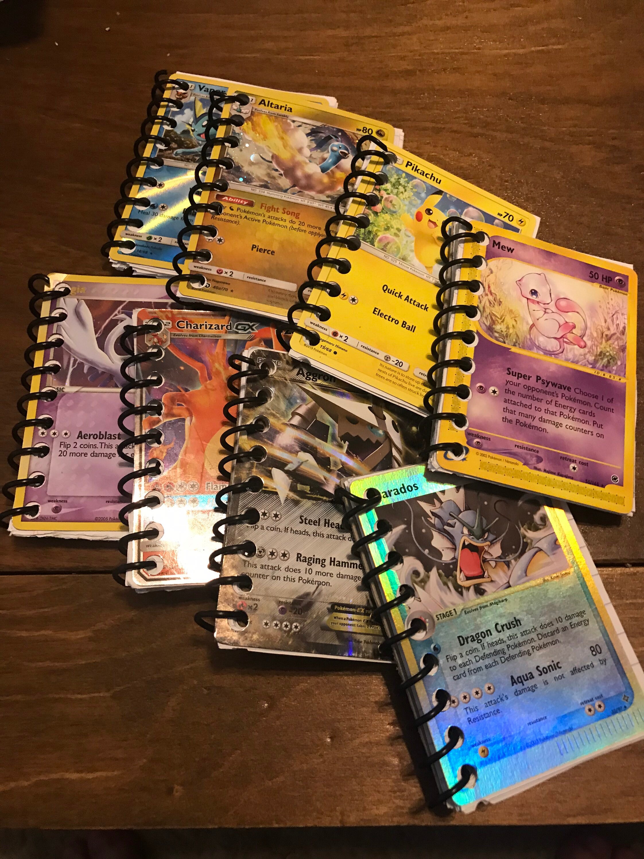 Custom Made Pokemon Card Notebook - Etsy