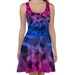 Bisexual Tie Dye Skater Dress Bi Pride Flag Colors Boho Tie Dye Skater ...