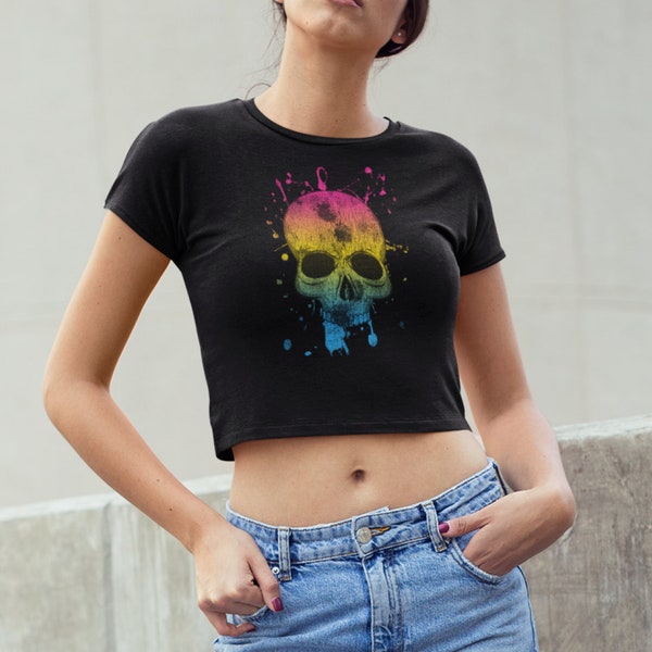Skull Crop Top - Etsy