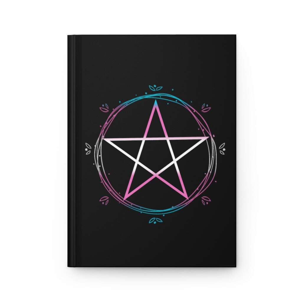 Transgender Pentagram Hardcover Journal Matte Trans Pride | Etsy