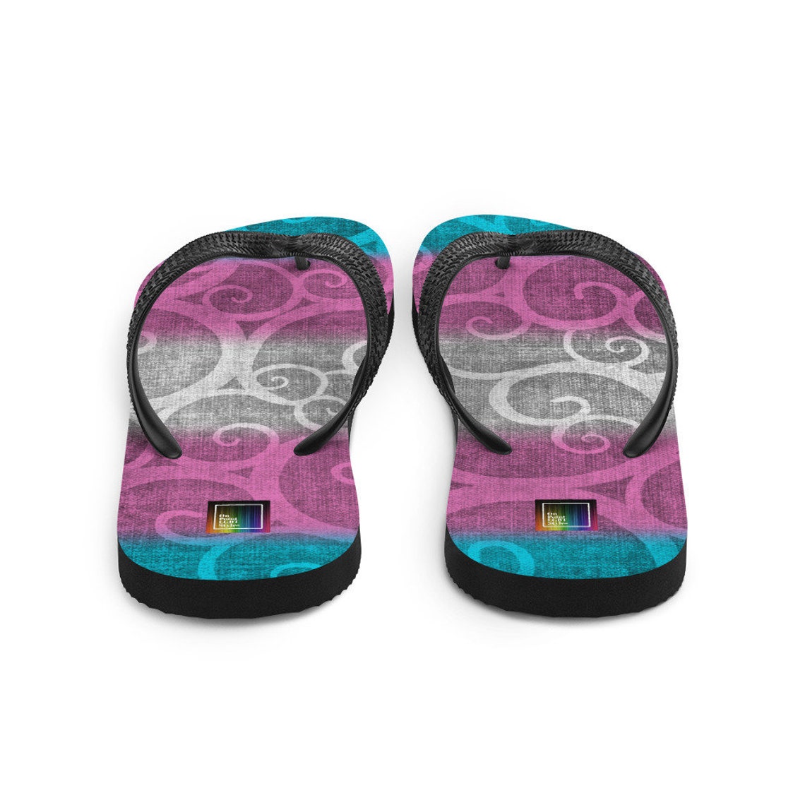 Distressed Transgender Flip-flops Trans Pride Flag Grunge - Etsy
