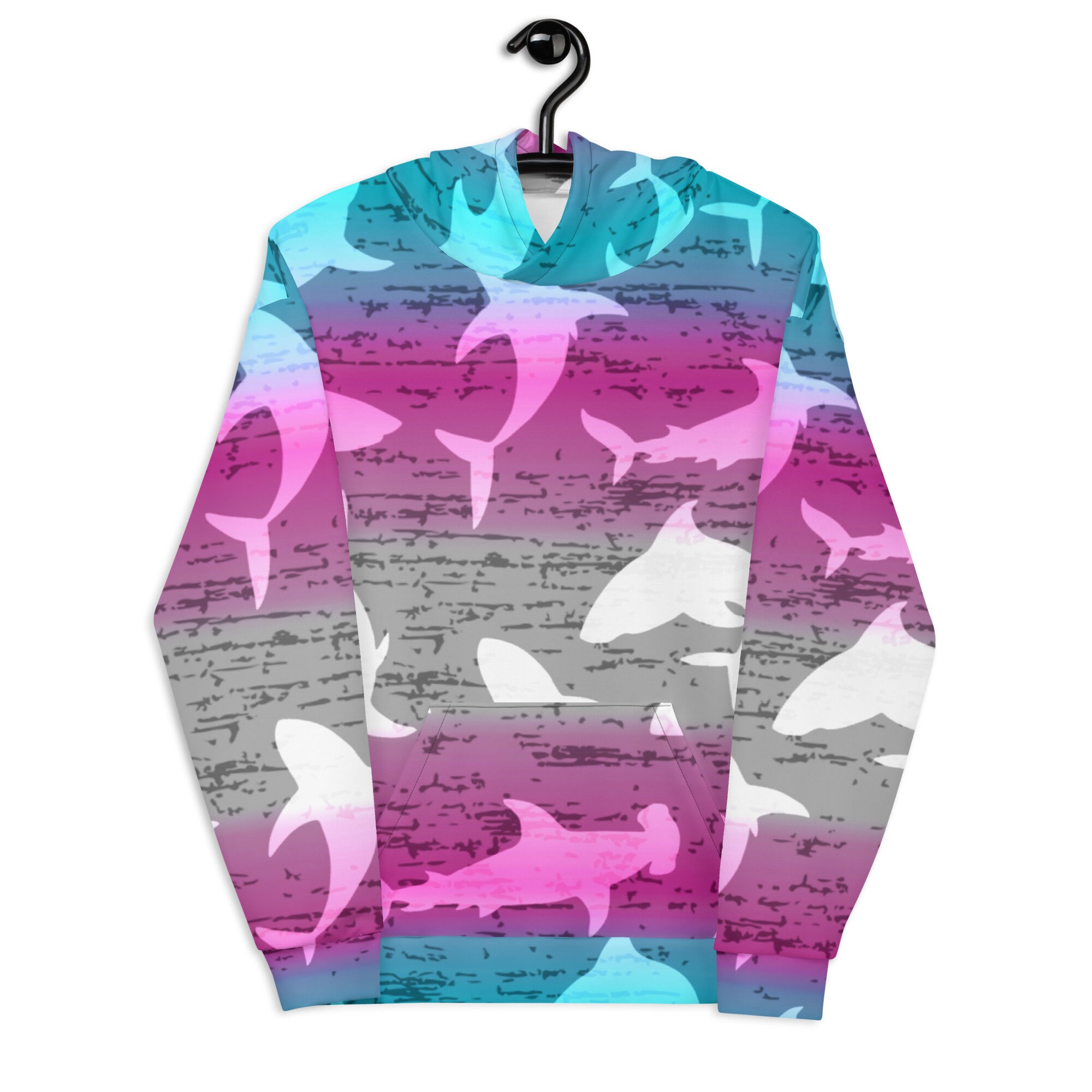 Distressed Transgender Sharks Unisex Hoodie Trans Pride Flag - Etsy