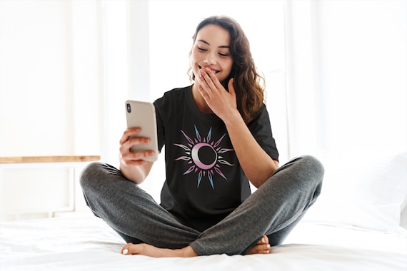 Transgender Celestial Sun Moon Tshirt Trans Pride Flag - Etsy