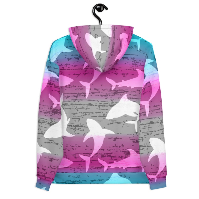 Distressed Transgender Sharks Unisex Hoodie Trans Pride Flag - Etsy