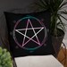 Transgender Pentacle Throw Pillow Trans Pride Flag Pentagram - Etsy