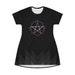 Transgender Pentacle Tshirt Dress Trans Pride Pentagram - Etsy