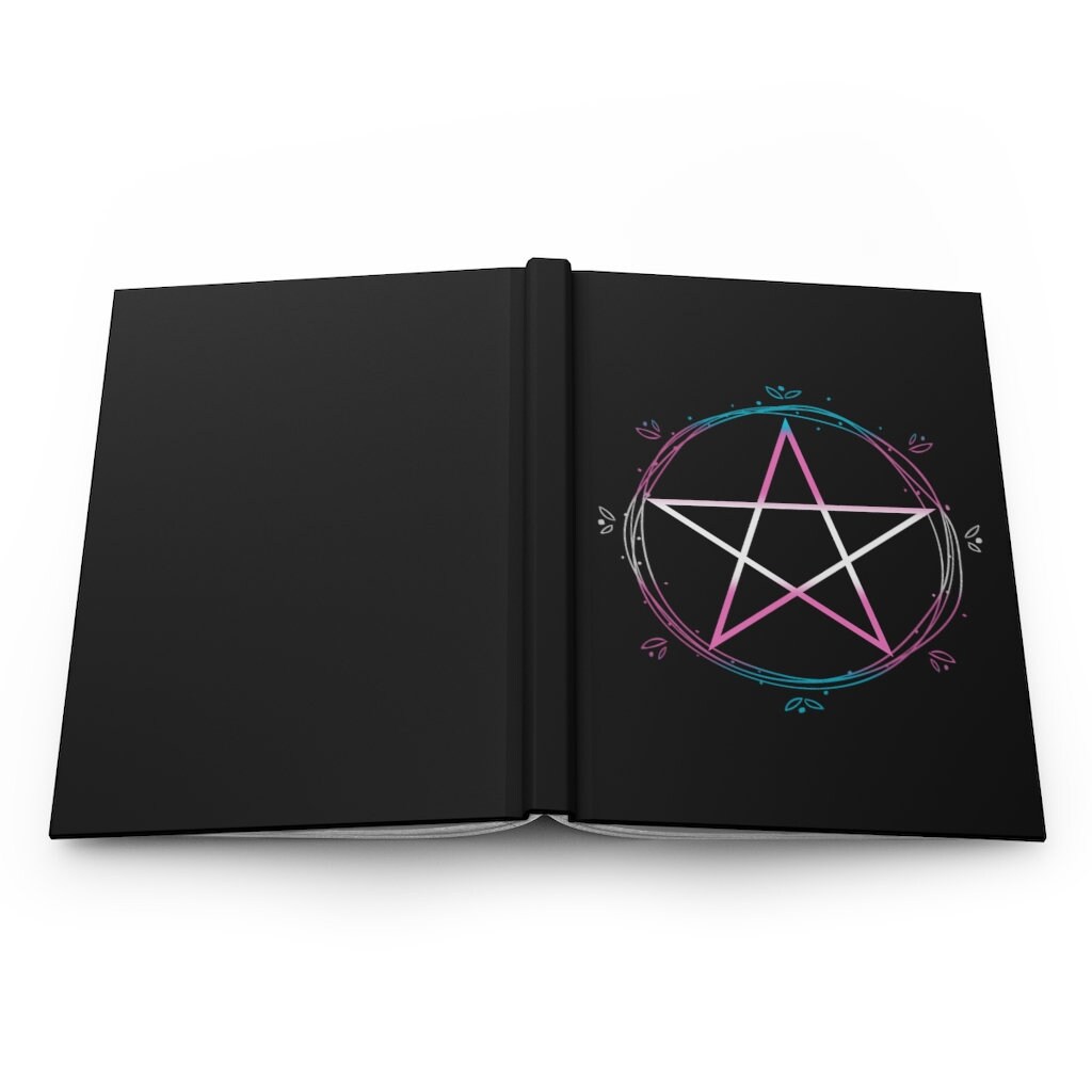 Transgender Pentagram Hardcover Journal Matte Trans Pride | Etsy