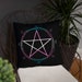 Transgender Pentacle Throw Pillow Trans Pride Flag Pentagram - Etsy