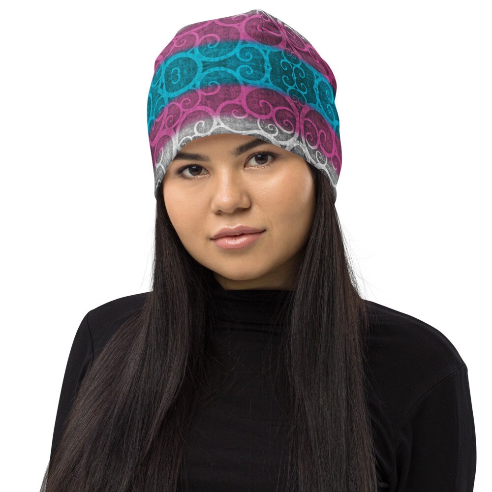 Distressed Transgender Swirls Beanie Trans Pride Flag Colors - Etsy