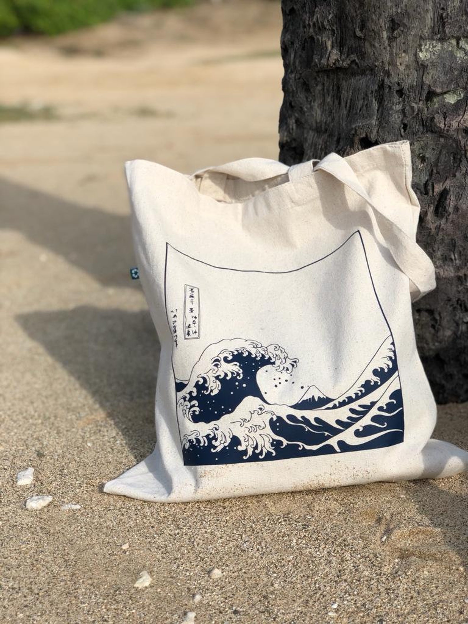 OCEAN Wave Bag KANAGAWA Wave Japanese Wave Bag Japanese | Etsy