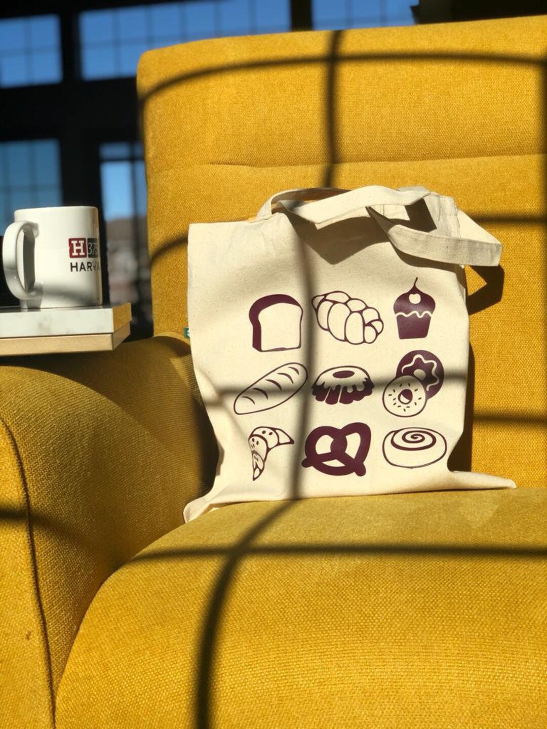 BAKERY Tote Bag, Bakery Tote, Baker Bag, Pastry Tote Bag, Bread Bag ...