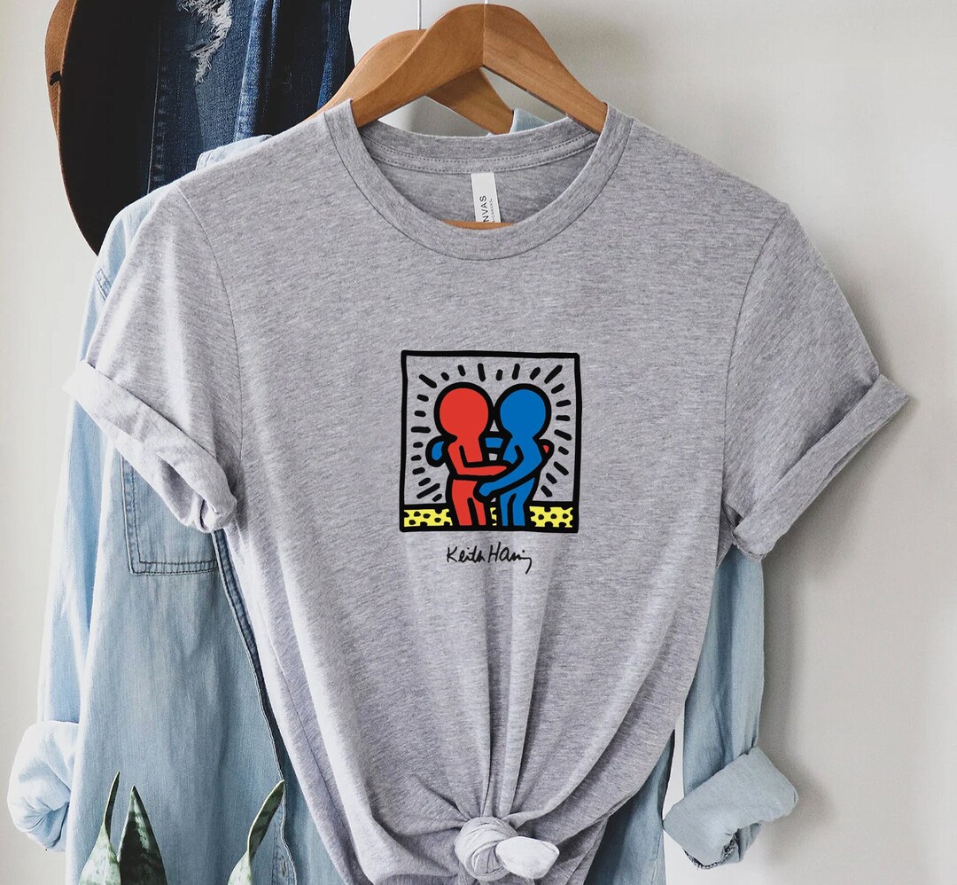 Keith Haring 'friends' 1987, Friends Tee, Friend Shirt, Friends Shirt ...