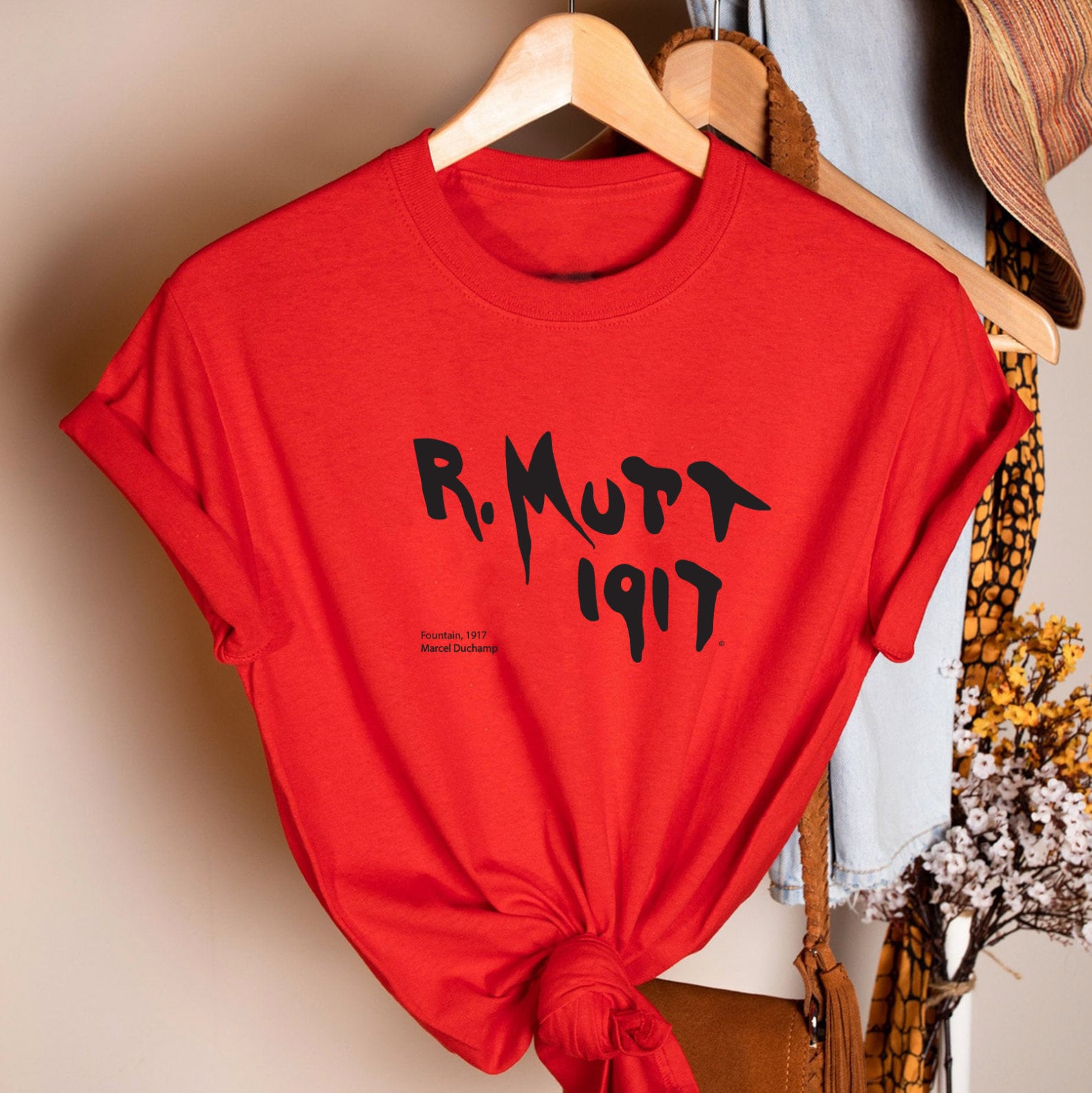R. Mutt 1917, Fountain by Marcel Duchamp, DADA Tee, Duchamp Tee, Artist ...