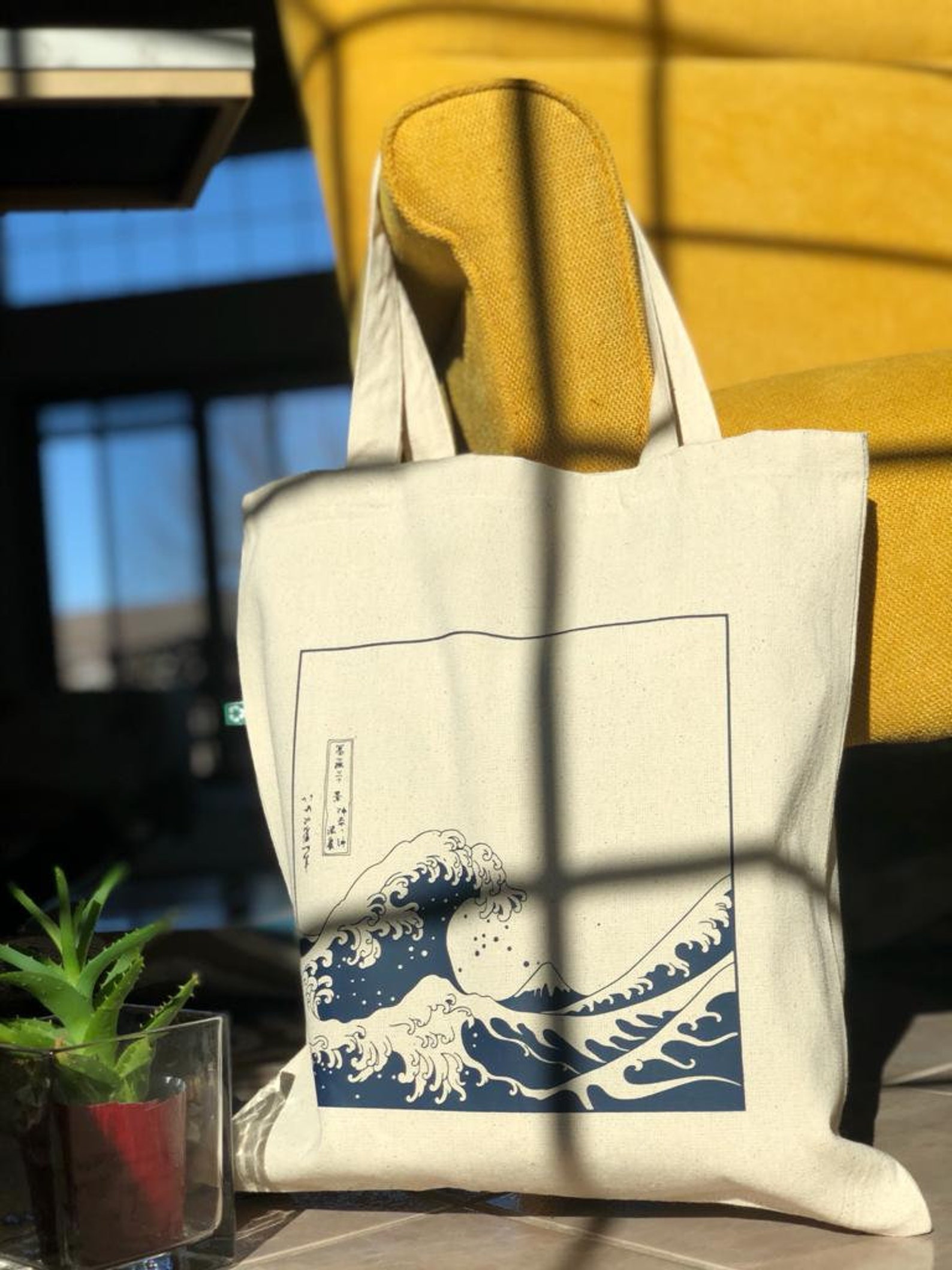 OCEAN Wave Bag KANAGAWA Wave Japanese Wave Bag Japanese | Etsy