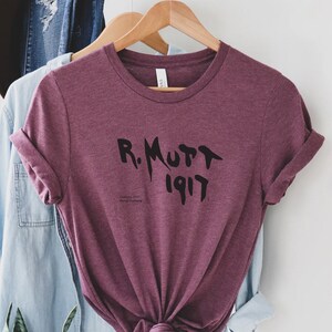 R. Mutt 1917, Fountain by Marcel Duchamp, DADA Tee, Duchamp Tee, Artist ...