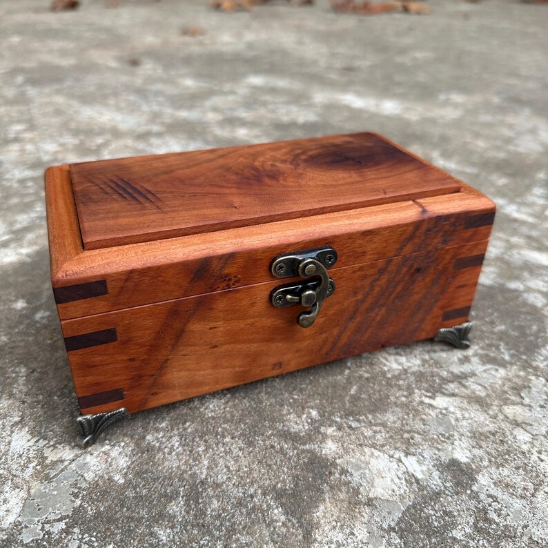 Wooden Box, Cherry Wood Box, Trinket Box, Jewelry Box, Gift Box ...
