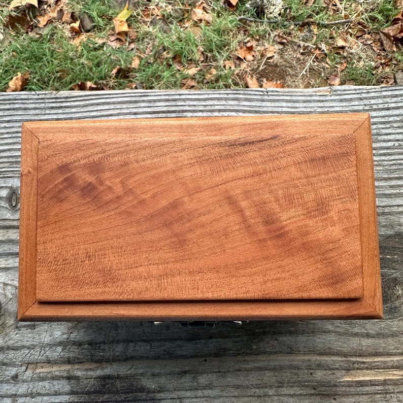 Wooden Box, Cherry Wood Box, Trinket Box, Jewelry Box, Gift Box ...