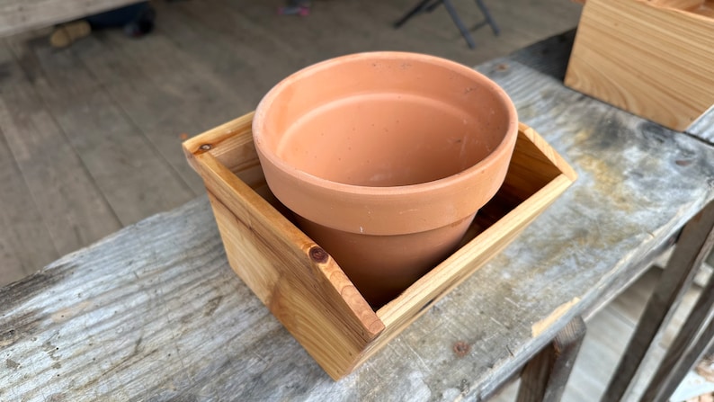 Window Planter Box, Wooden Window Box, Flower Box, Hanging Plant Box ...