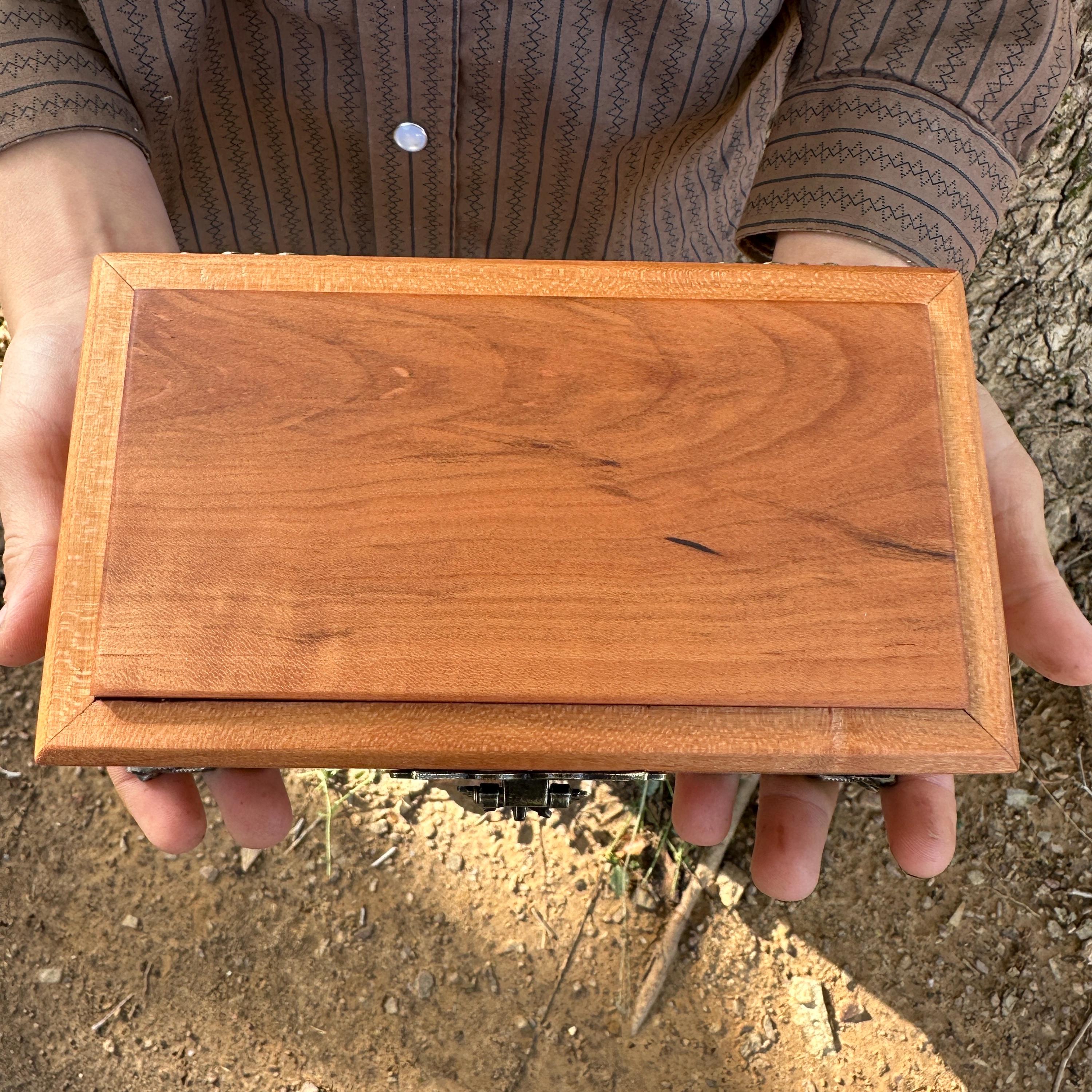 Wooden Box, Cherry Wood Box, Trinket Box, Jewelry Box, Gift Box ...