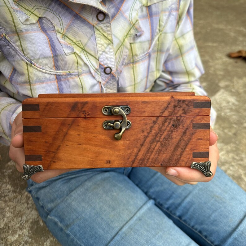 Wooden Box, Cherry Wood Box, Trinket Box, Jewelry Box, Gift Box ...