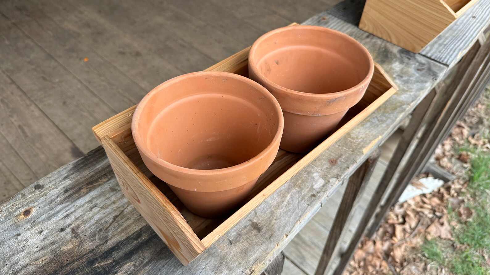 Window Planter Box, Wooden Window Box, Flower Box, Hanging Plant Box ...