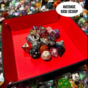 Mystery Bulk Random Dice Scoop | Mixed Dnd Polyhedral Scoop of Dice ...