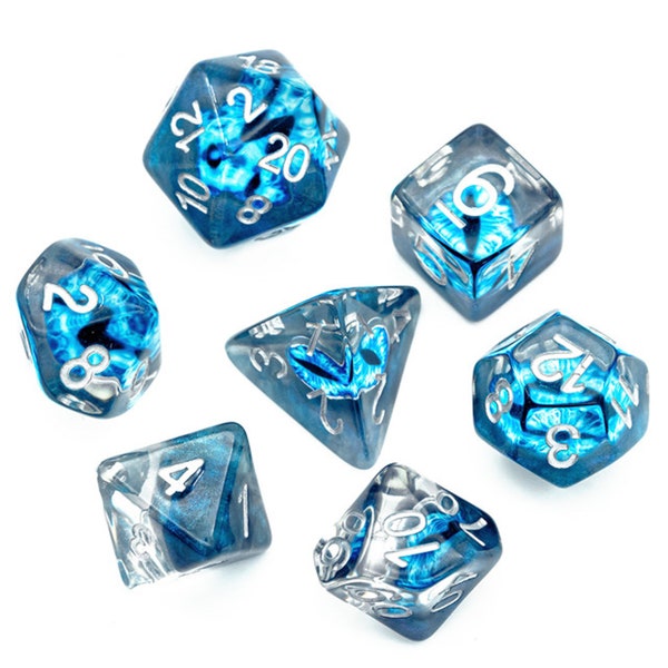 Clear Dice Set - Etsy