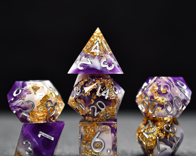 Cosmic Collapse White and Purple, Geode, Cracked Core, Handmade ...