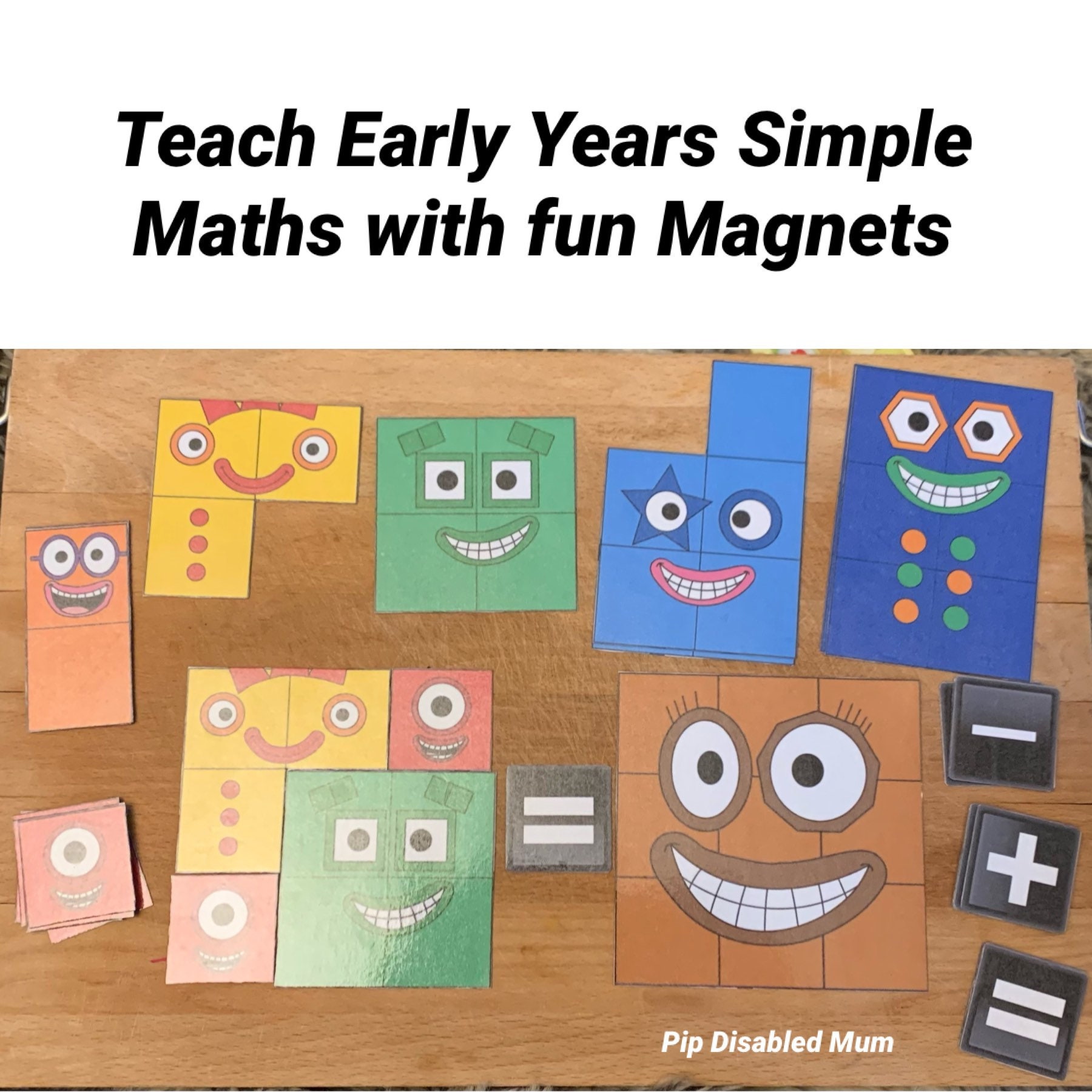 Number Blocks Fridge Magnets for Maths Numberblocks theme | Etsy