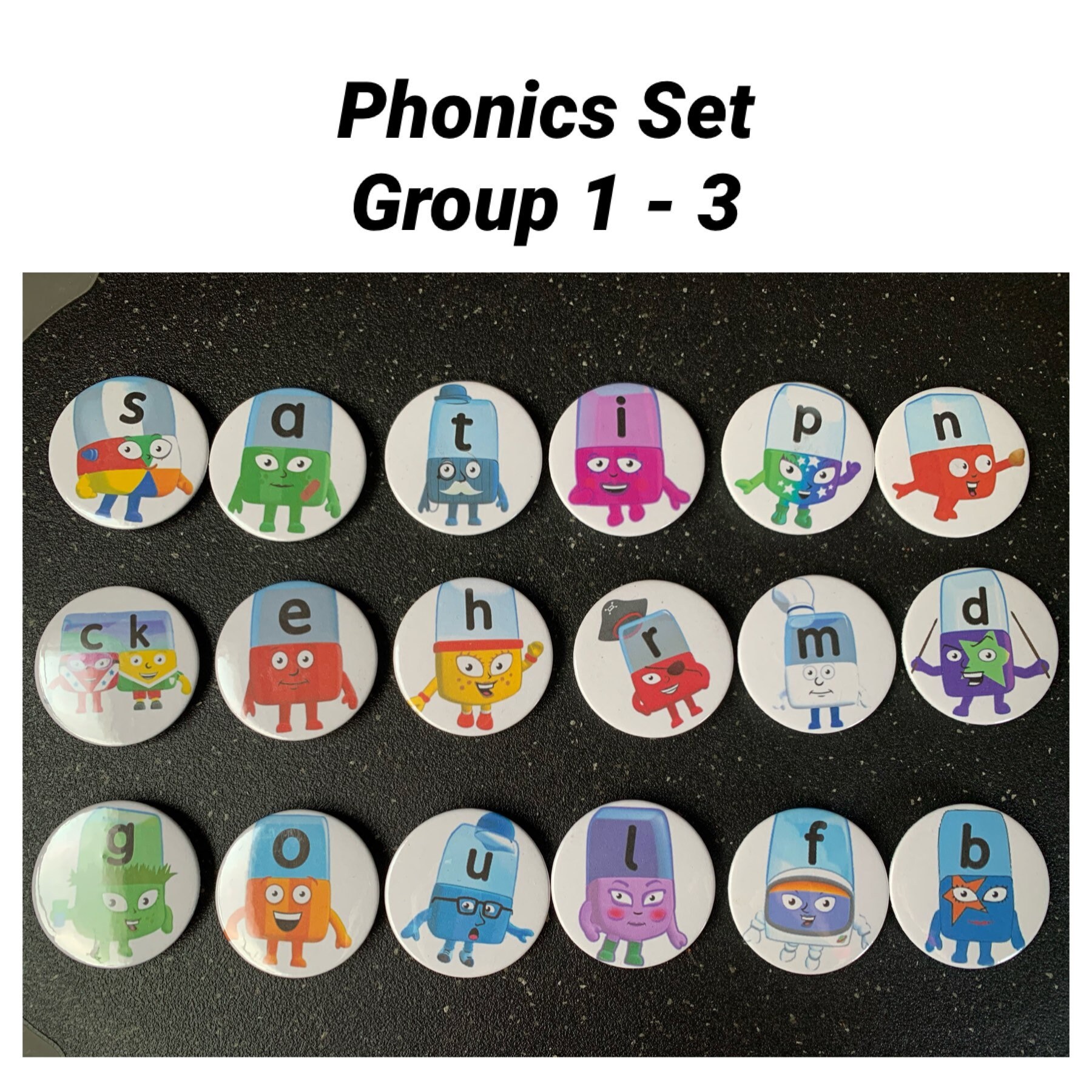 Personalised Name or Message Magnets Alphablocks Fridge | Etsy